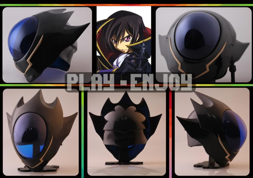 Code Geass Lelouch Zero Helmet Mask Cosplay Props